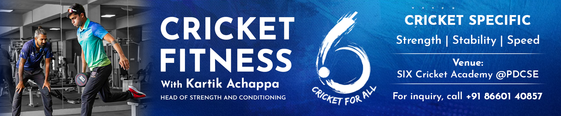 Cricket Fitness - Six Cricket Academy